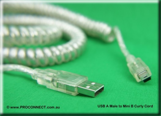 USB curly cord | www.CURLYCORDS.com.au