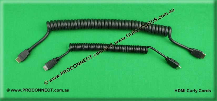 HDMI CURLY CORDS – www.CURLYCORDS.com.au